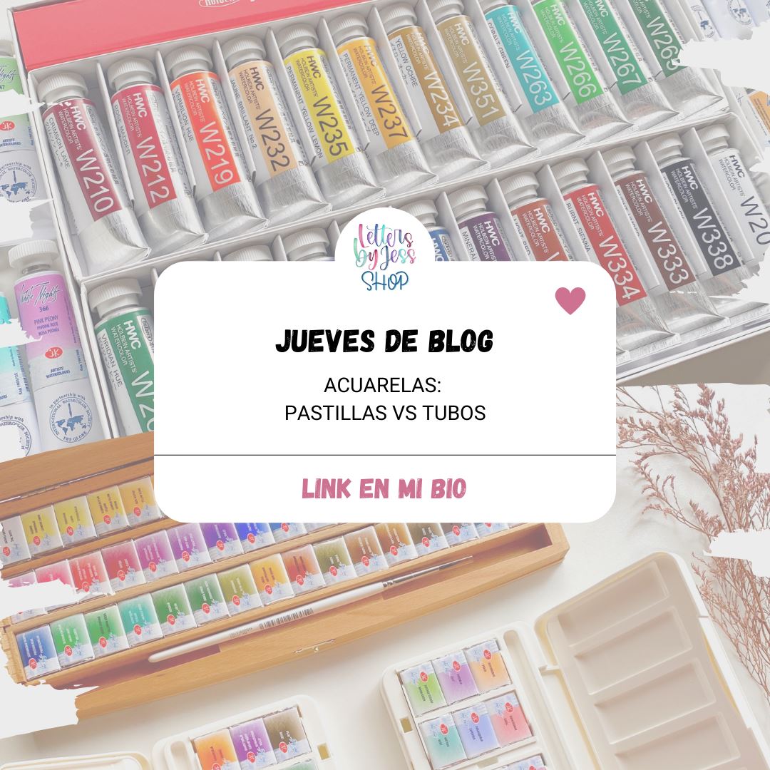 Acuarelas: Pastillas vs tubos – Letters by Jess Shop